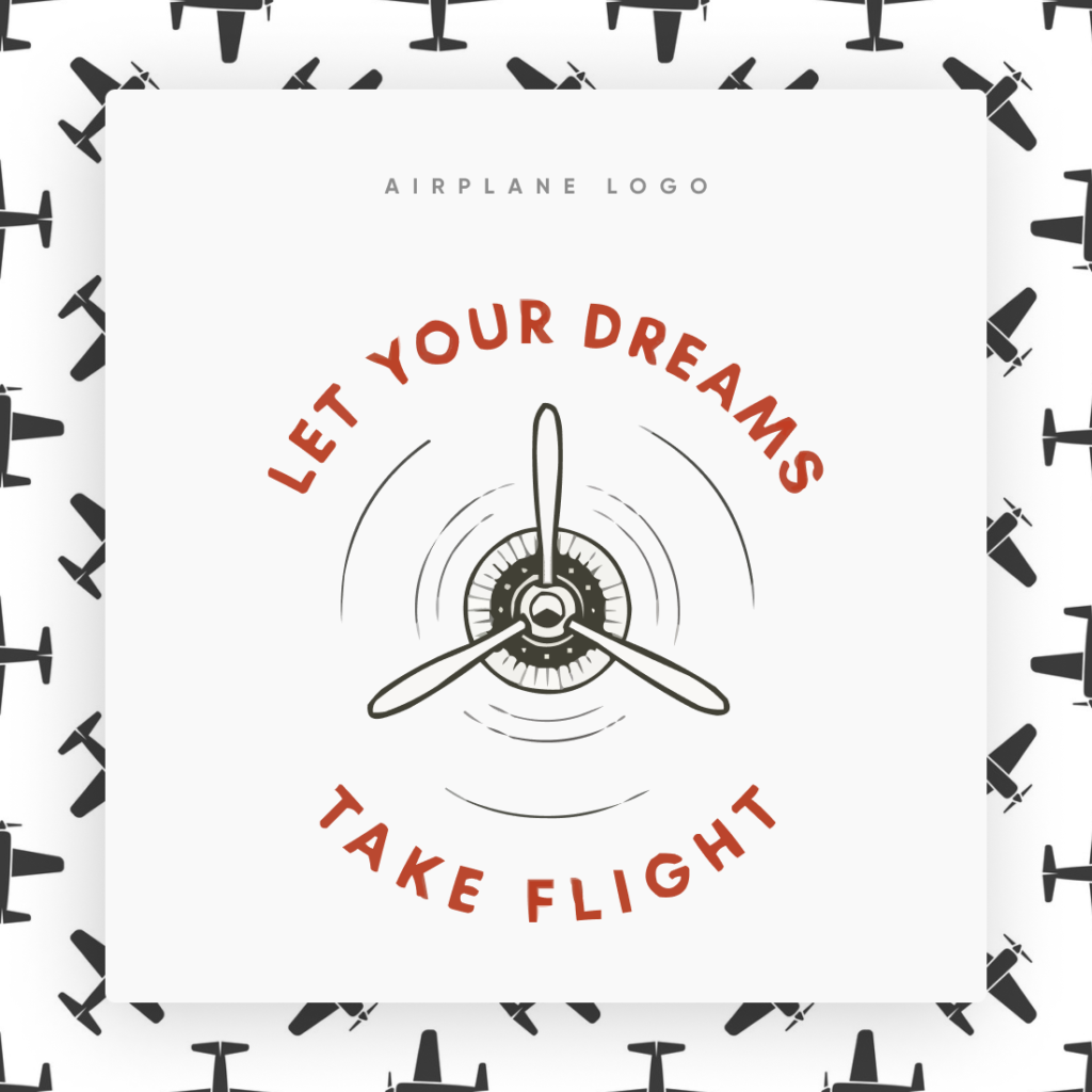 Airplane Logo SVG – MasterBundles