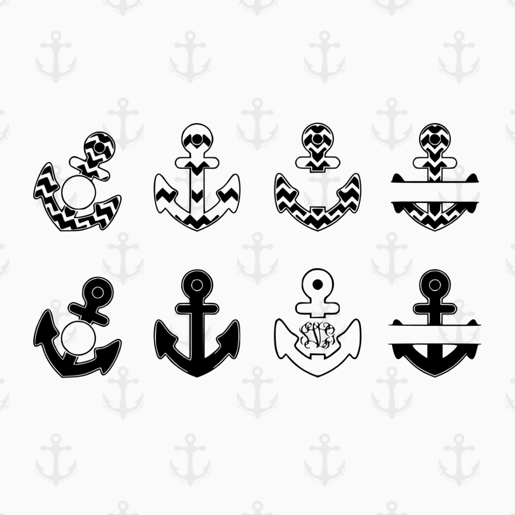 Anchor SVG Bundle: 8 Designs – MasterBundles