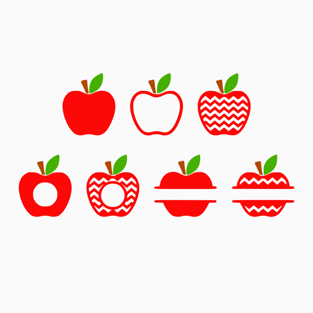 Chevron Apple SVG Bundle: 7 Files – MasterBundles