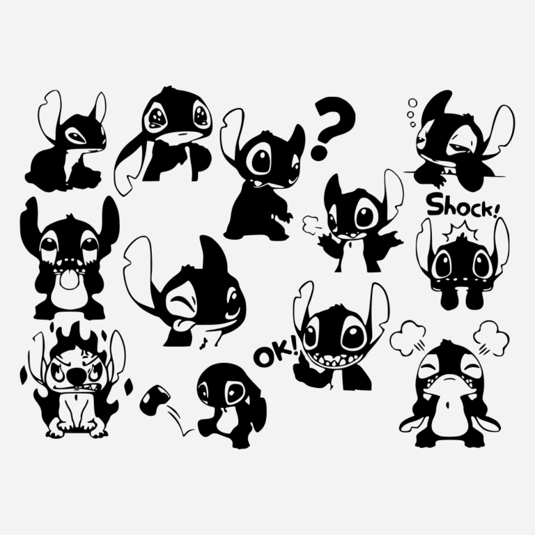 Disney Stitch V1 SVG Bundle – MasterBundles