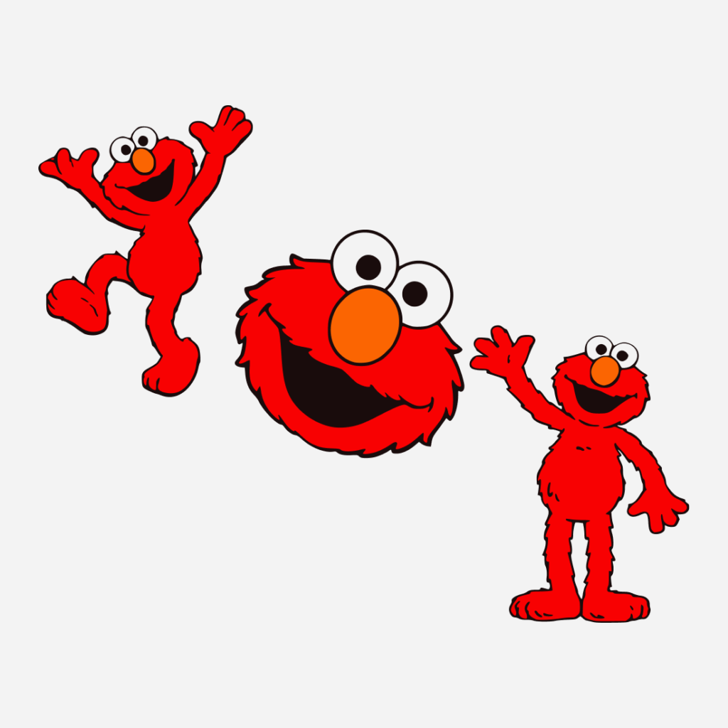 Elmo SVG Bundle: 3 Designs – MasterBundles