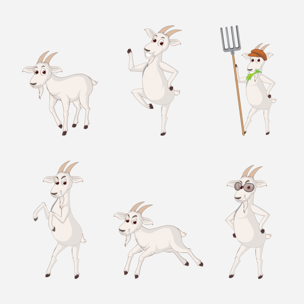 Goat SVG Bundle – MasterBundles