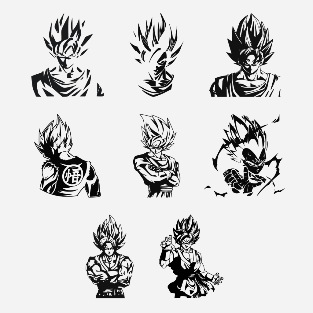 Goku SVG Bundle – MasterBundles