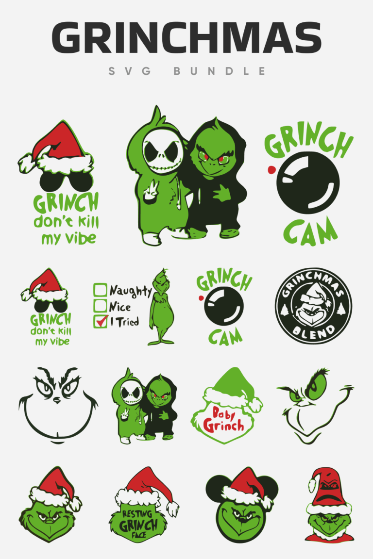 Grinchmas SVG Bundle – MasterBundles