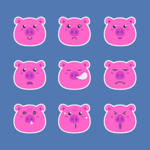 Pig Face V2 SVG Bundle – MasterBundles