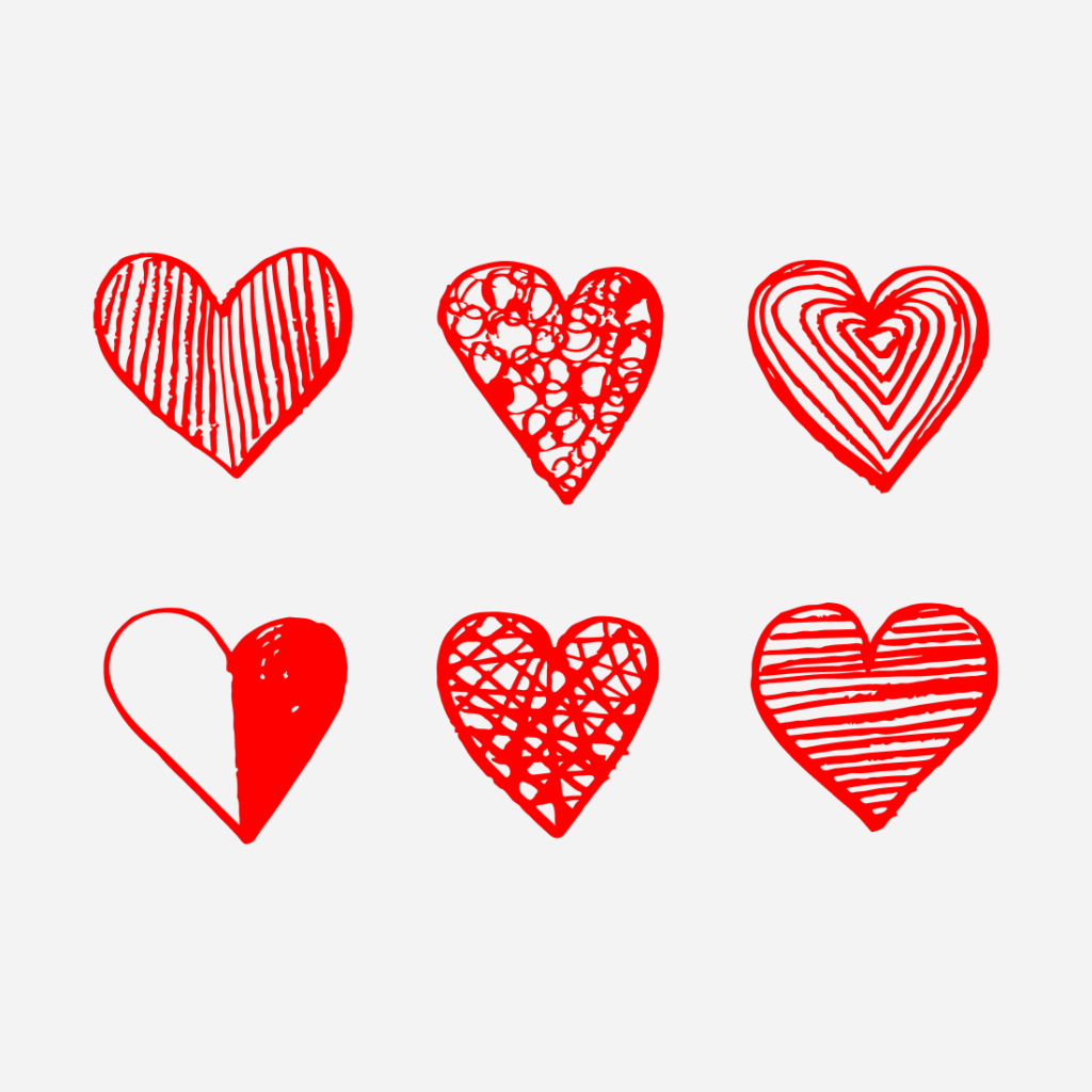 Scribble Heart SVG Bundle – MasterBundles