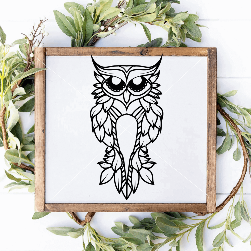 Cute Owl SVG File – MasterBundles