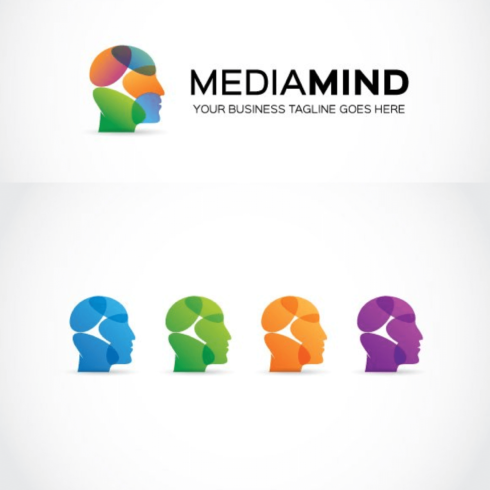 Media Mind Logo Template – MasterBundles