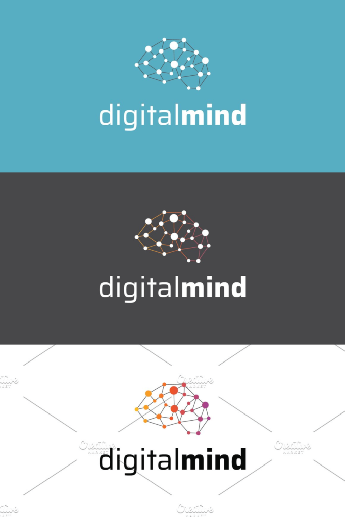 Digital Mind (AI) - Logo – MasterBundles