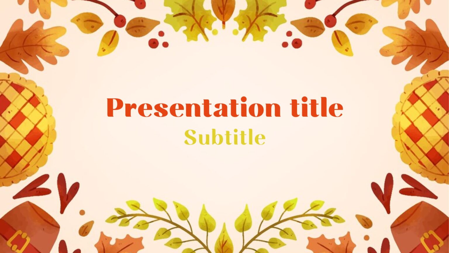 Free Cute Thanksgiving Powerpoint Background – MasterBundles