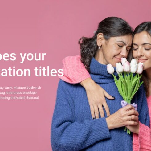 Free Pink Mother's Day Powerpoint Template | MasterBundles