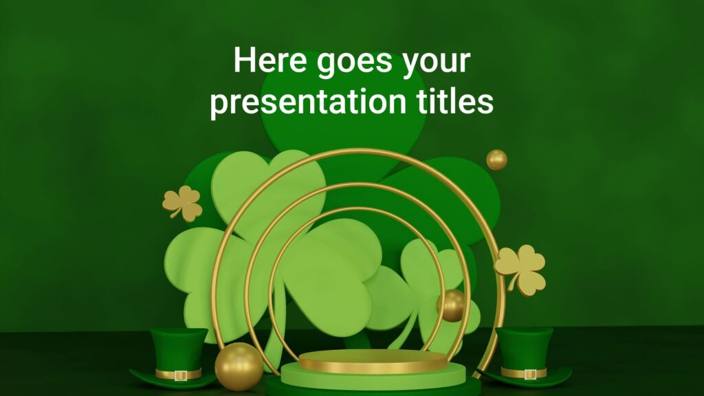 Free Happy St Patrick's Day Powerpoint Template – MasterBundles