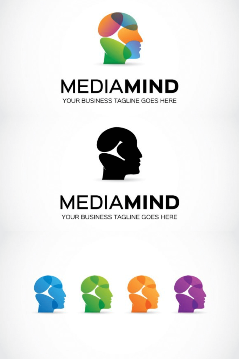 Media Mind Logo Template – MasterBundles