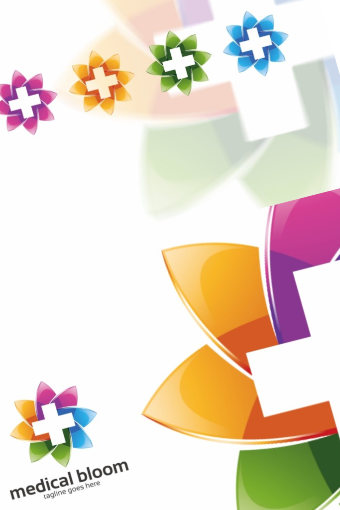 Medical, Cross, Flower - Logo – MasterBundles