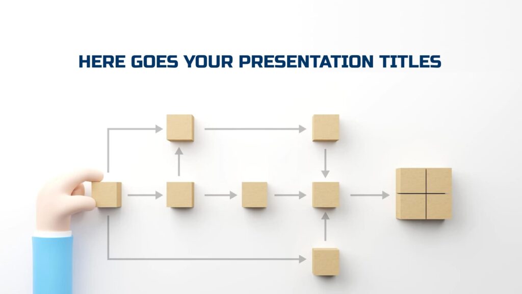 Free Powerpoint Minimal Flowchart Template | Master Bundles