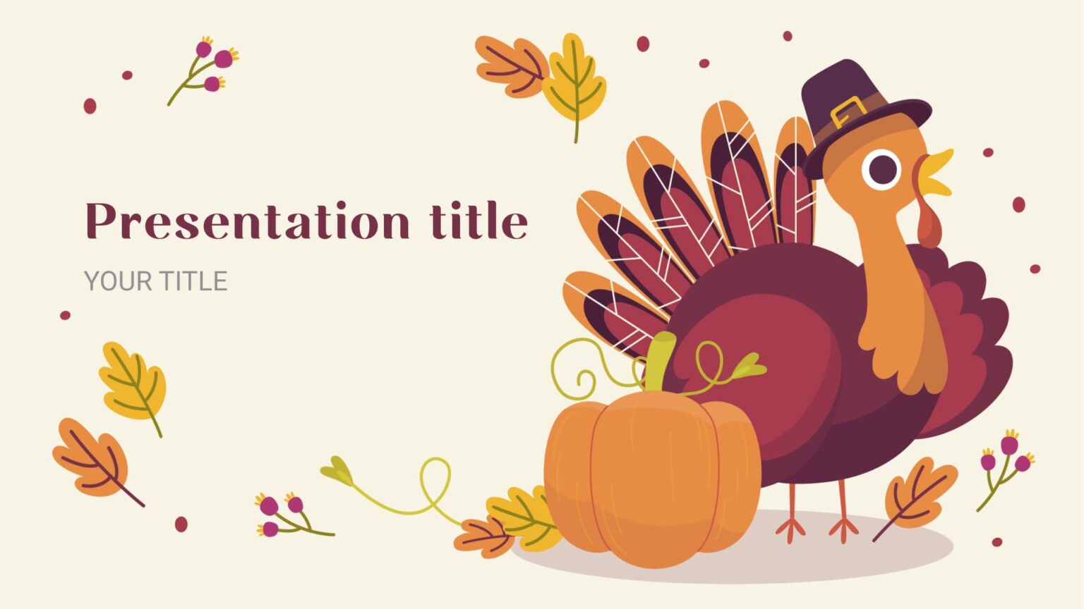 Thanksgiving Powerpoint Background – MasterBundles
