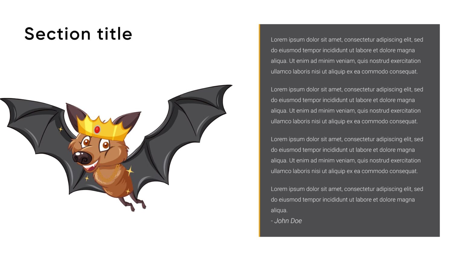 Free Halloween Bat Themed Powerpoint Template | Master Bundles