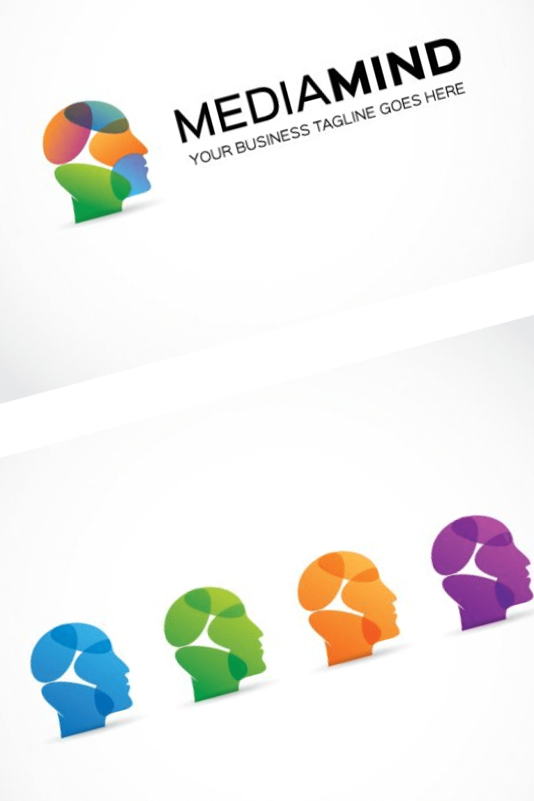 Media Mind Logo Template – MasterBundles