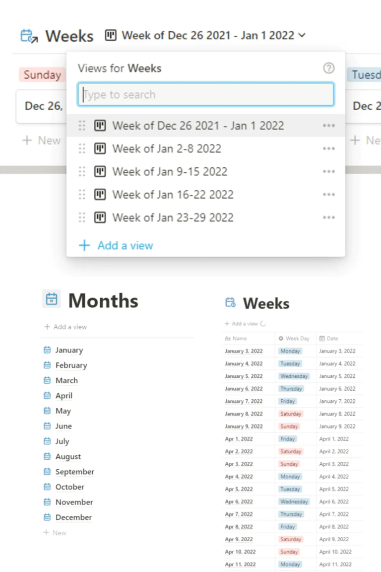 Weekly Planner Notion Template – MasterBundles