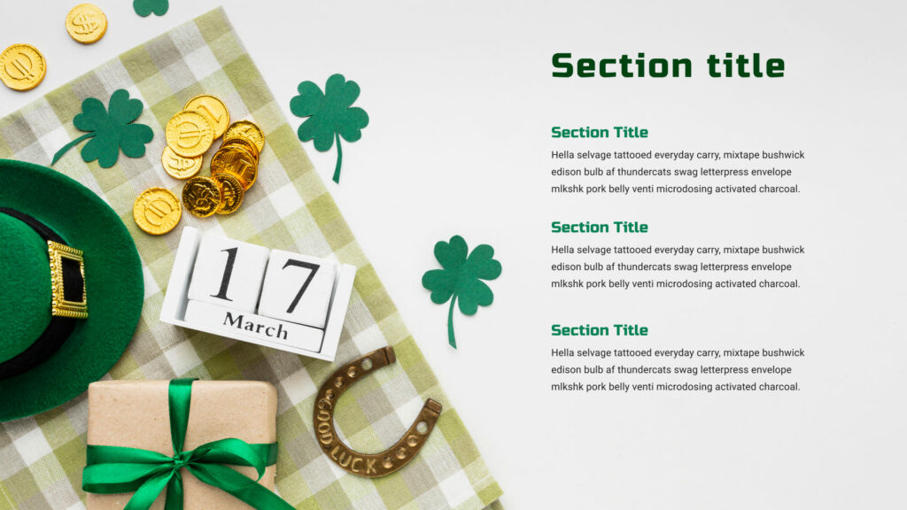 Free St Patrick's Day Powerpoint Template | Master Bundles