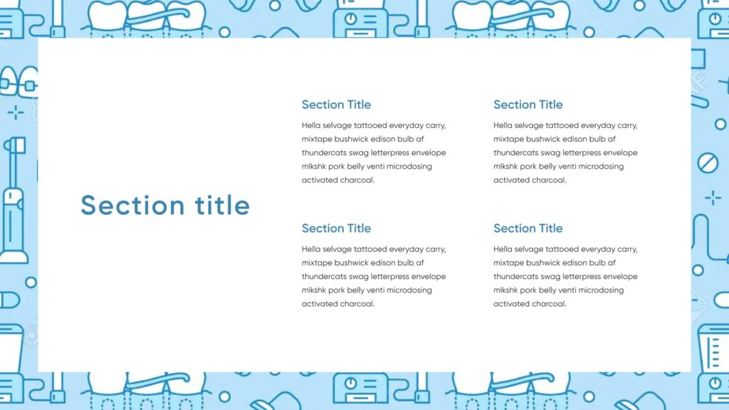 Free Dental Background Powerpoint – MasterBundles