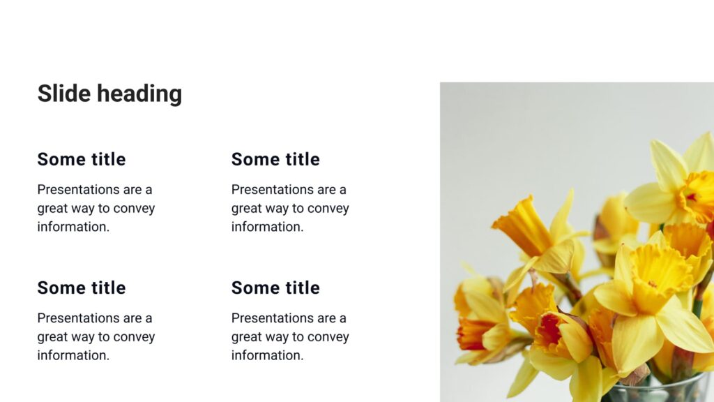 Free Powerpoint Background Yellow Flower | Master Bundles