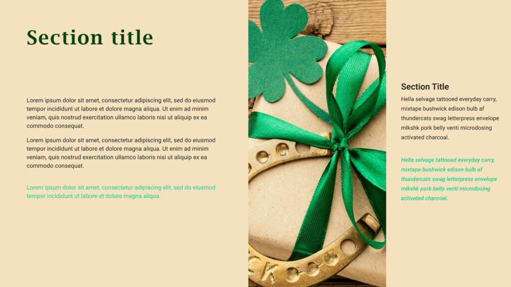 Free St Patrick's Day Leprechaun Powerpoint Template – MasterBundles