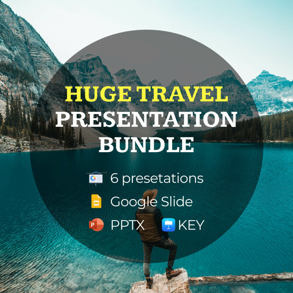 Huge Travel Presentation Bundle: 300 Slides PPTX, KEY, Google Slides ...