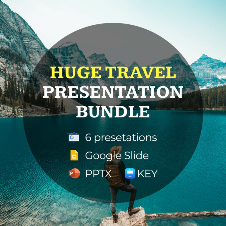 Huge Travel Presentation Bundle: 300 Slides PPTX, KEY, Google Slides ...