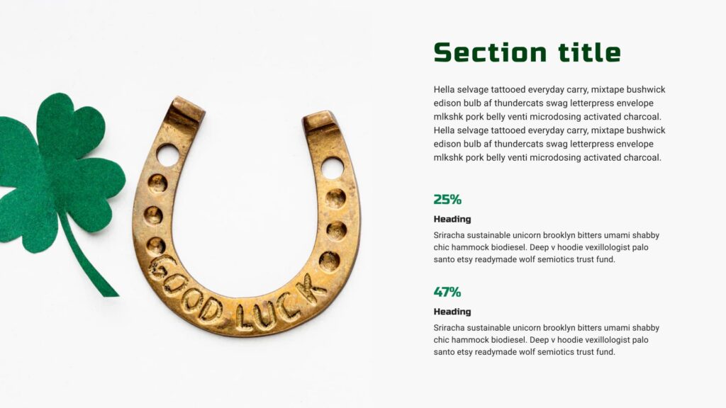 Free St Patrick's Day Powerpoint Template | Master Bundles