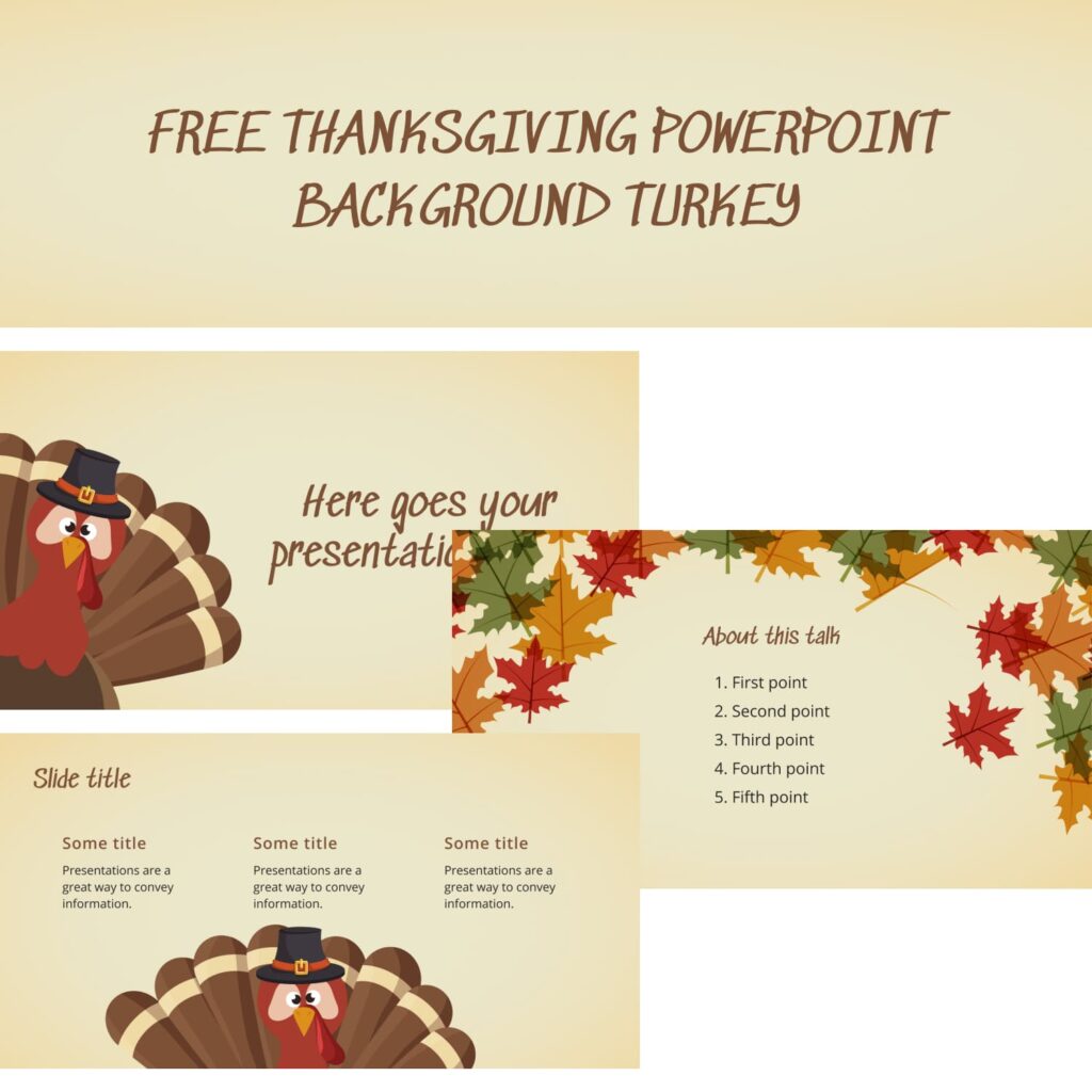 Free Thanksgiving Powerpoint Background Turkey – MasterBundles