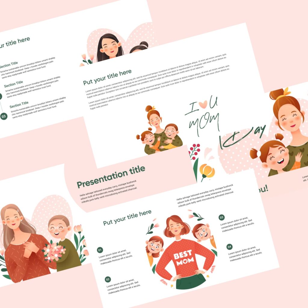 Free Cute Mother's Day Powerpoint Template – MasterBundles