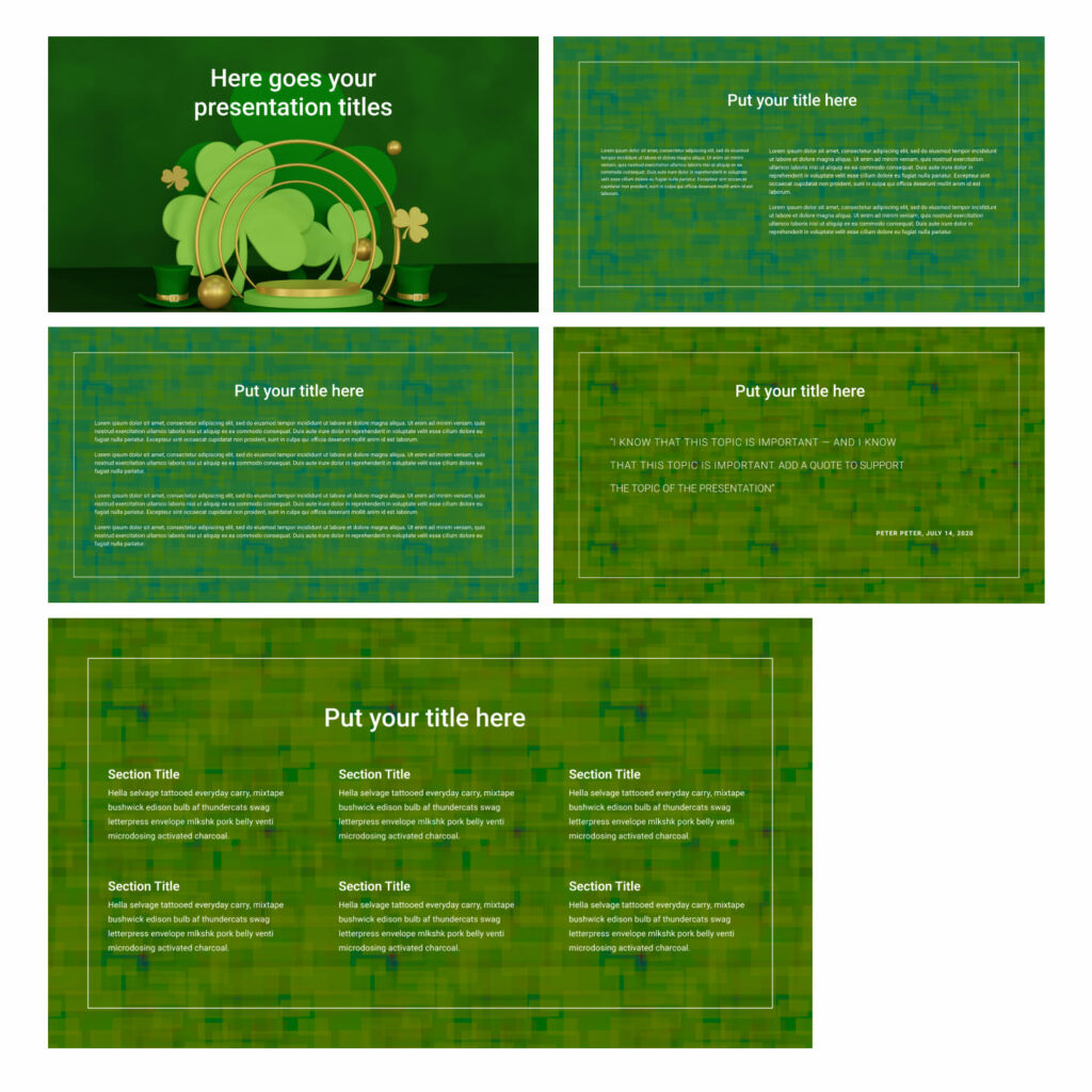 Free Happy St Patrick's Day Powerpoint Template – MasterBundles