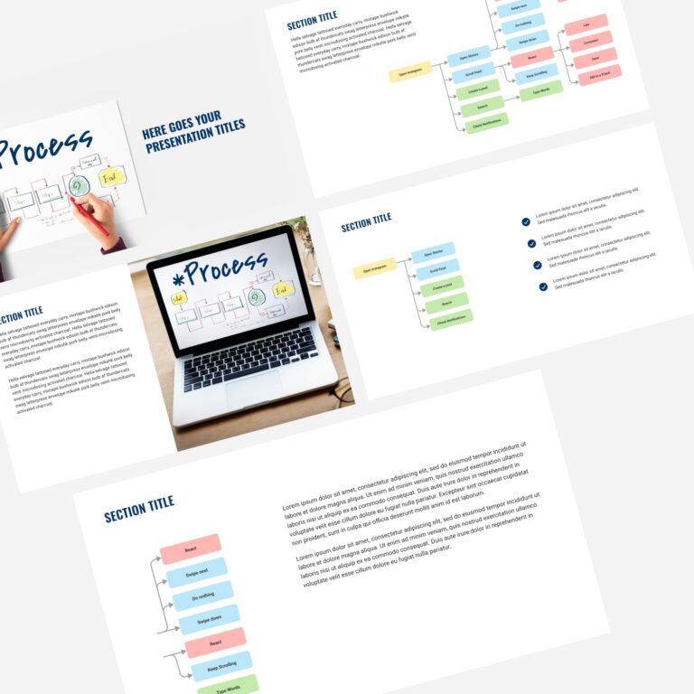 Powerpoint Flowchart Template Free – MasterBundles