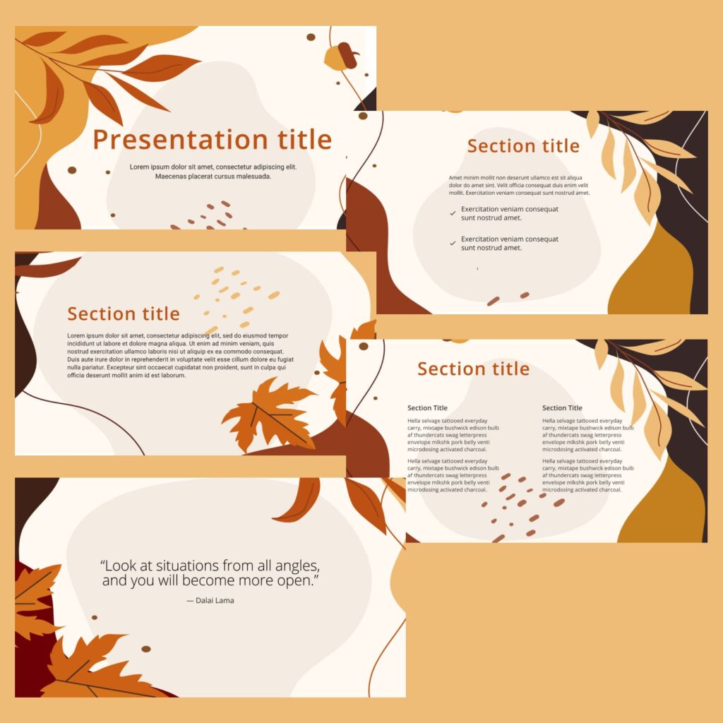 Free Fall Thanksgiving Powerpoint Background – MasterBundles