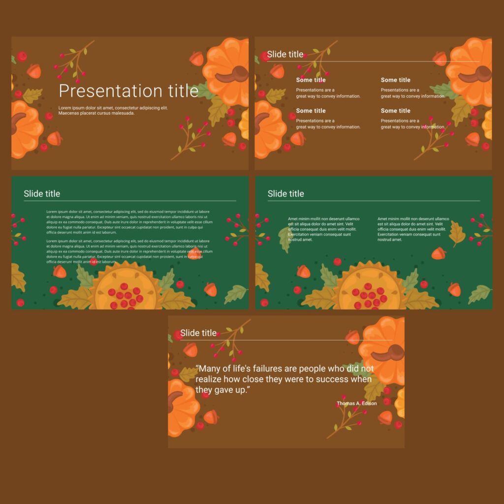 Free Happy Thanksgiving Powerpoint Background – MasterBundles