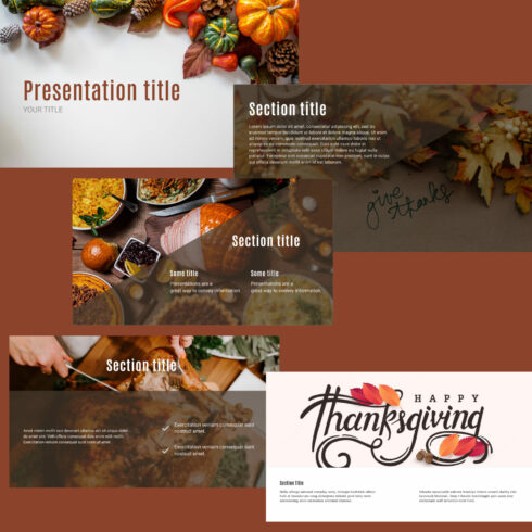 Free Thanksgiving Background Images for Powerpoint – MasterBundles