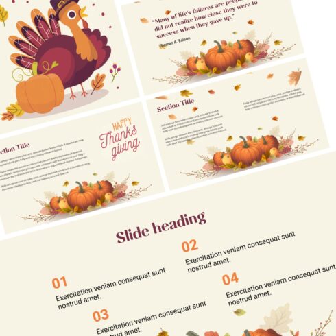 Thanksgiving Powerpoint Background – MasterBundles