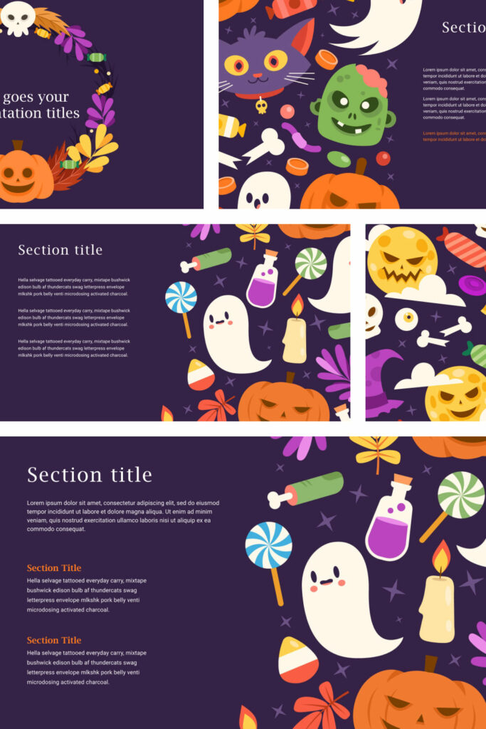 Free Halloween Purple Powerpoint Template – MasterBundles