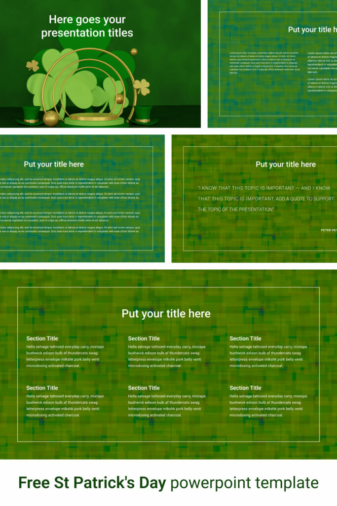 Free Happy St Patrick's Day Powerpoint Template – MasterBundles