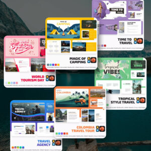 Huge Travel Presentation Bundle: 300 Slides PPTX, KEY, Google Slides ...