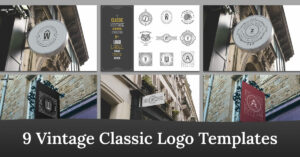 9 Vintage Classic Logo Templates – MasterBundles