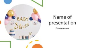 Lovely Baby Shower Powerpoint Template Free – MasterBundles