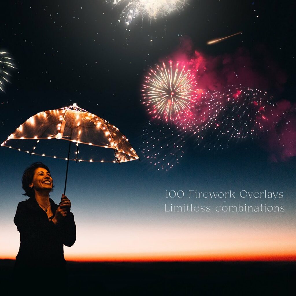 100 Firework Overlays – MasterBundles
