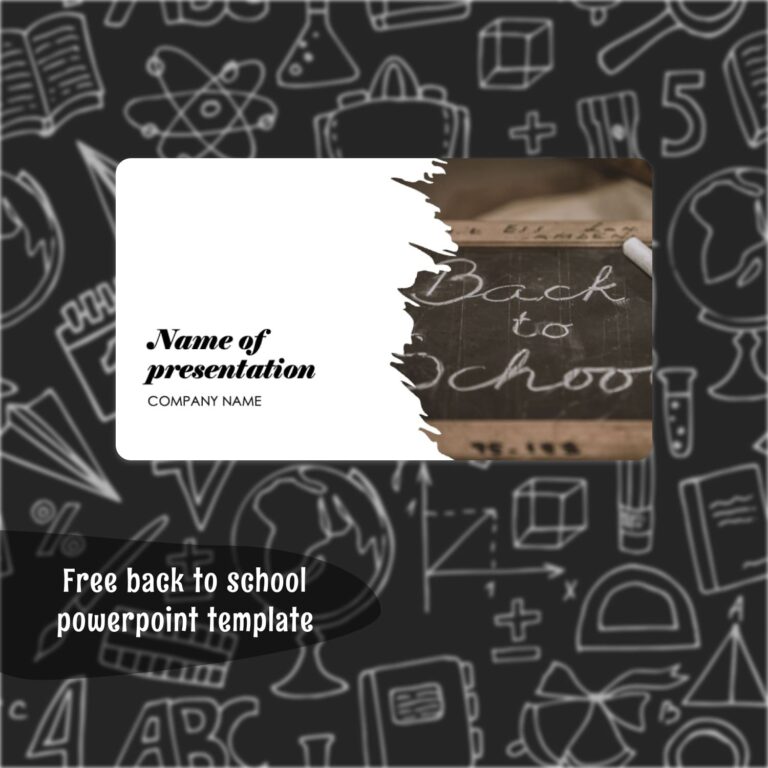 Back to School Powerpoint Background Free – MasterBundles
