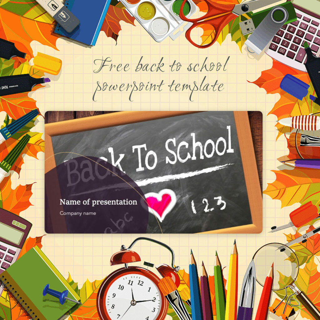 Welcome Back to School Powerpoint Template – MasterBundles