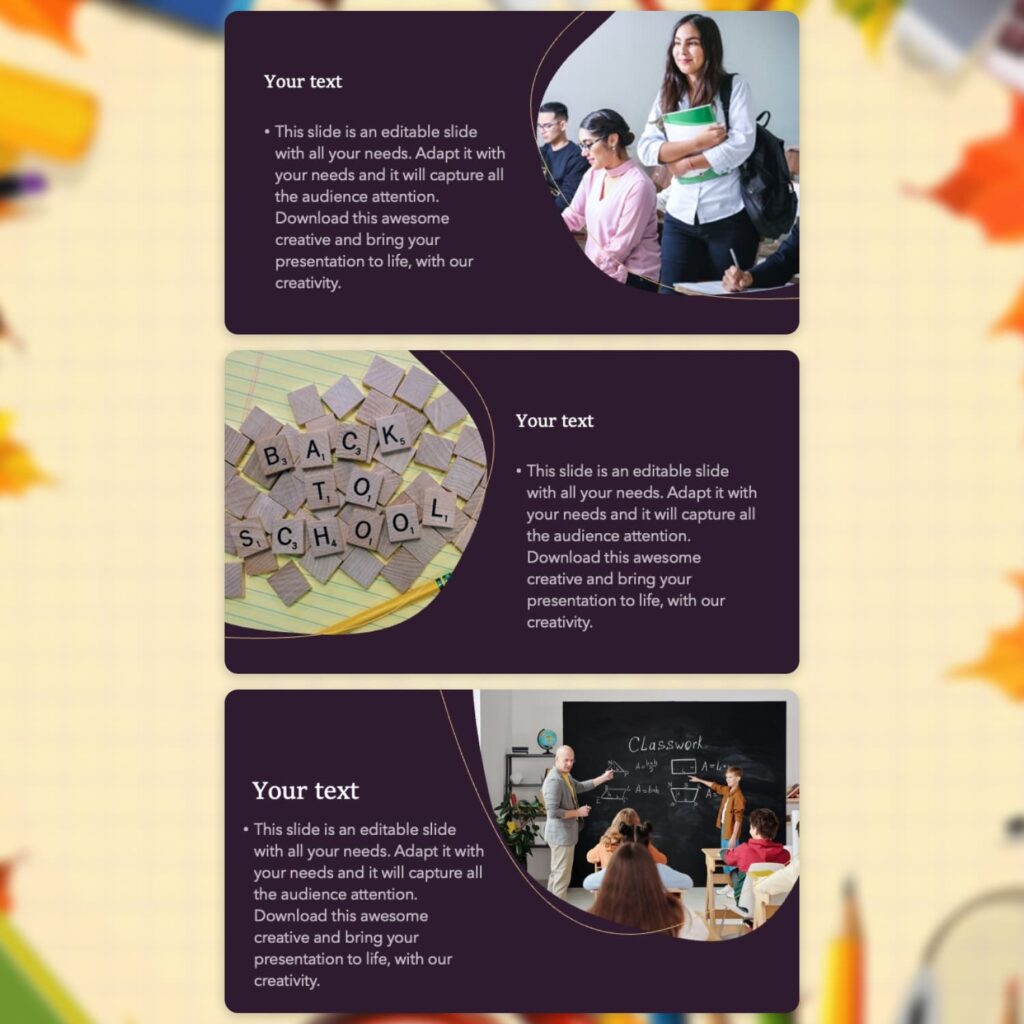 Welcome Back to School Powerpoint Template – MasterBundles