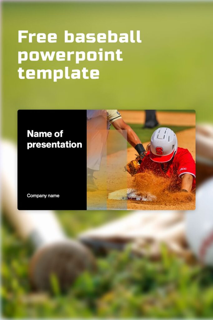 Free Sport Baseball Powerpoint Template – MasterBundles