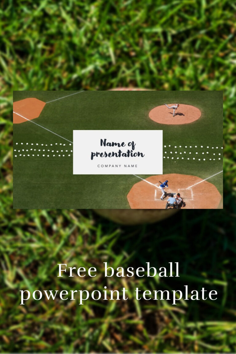 Free Modern Baseball Powerpoint Template – MasterBundles