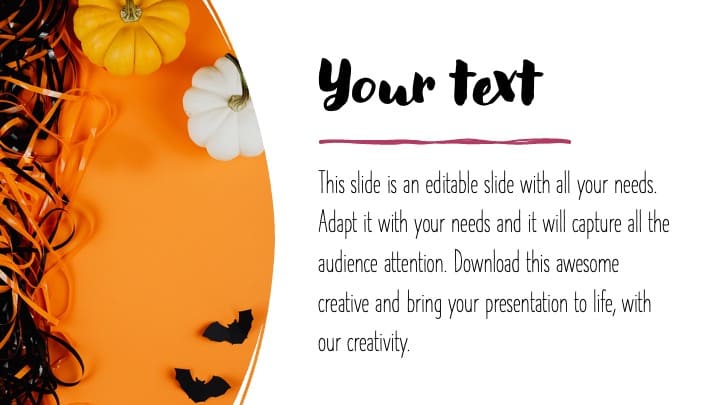 Free Orange Halloween Powerpoint Template | Master Bundles